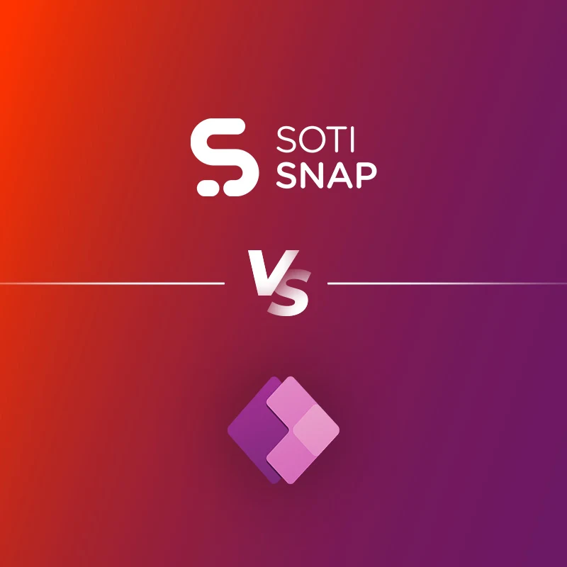 SOTI Snap vs Microsoft PowerApps: Why SOTI Comes Out on Top